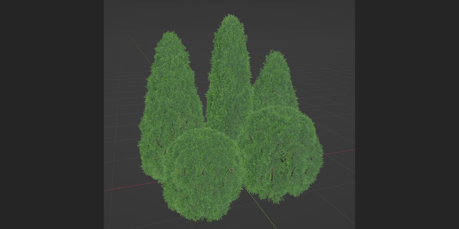3D Thuja Smaragd Collection Vol 138-Blender - TurboSquid 2146322