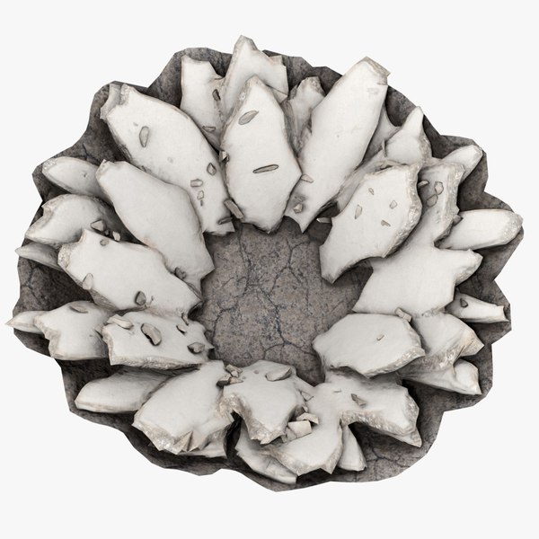 3D ground impact - TurboSquid 1712036