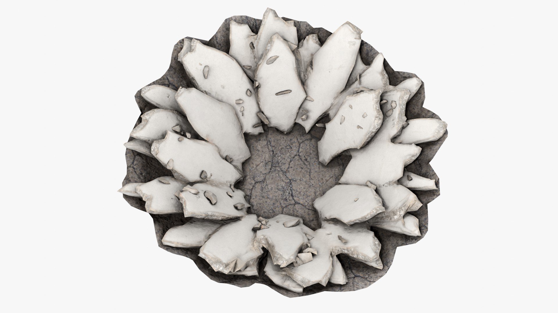 3D ground impact - TurboSquid 1712036