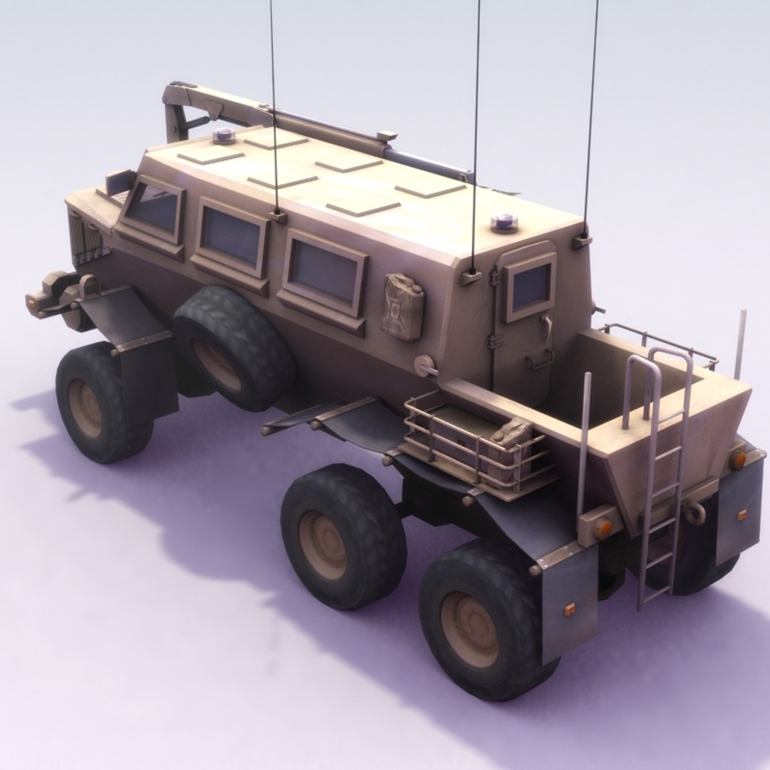 Buffalo Mrap 3d Model