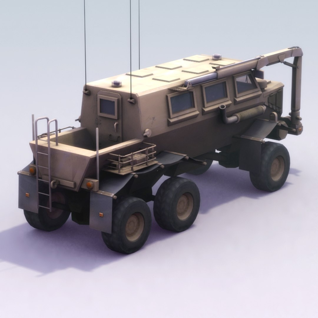 Buffalo Mrap 3d Model