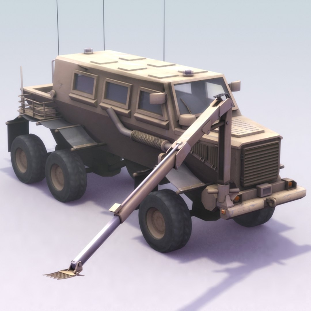 Buffalo Mrap 3d Model