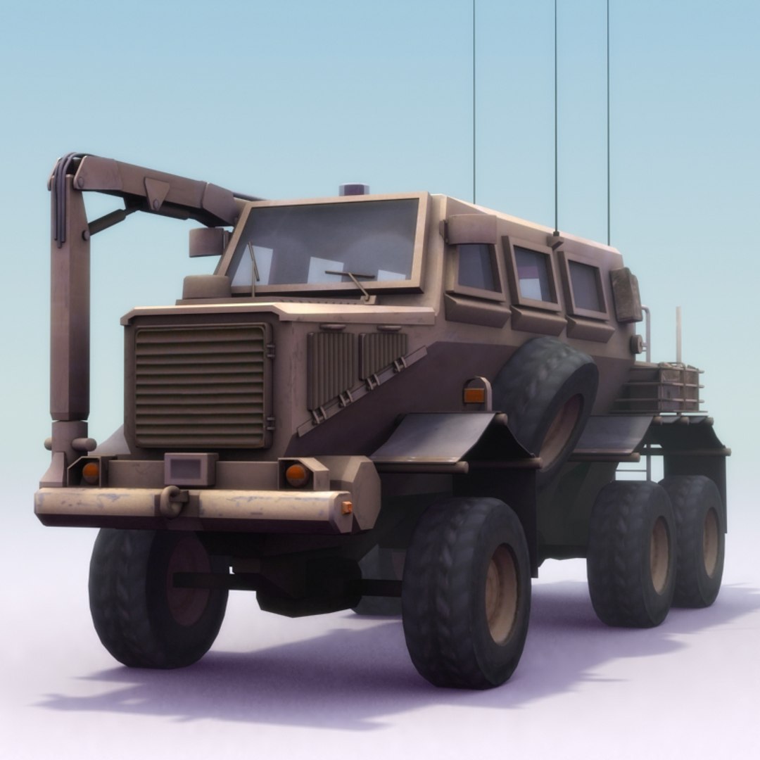 Buffalo Mrap 3d Model