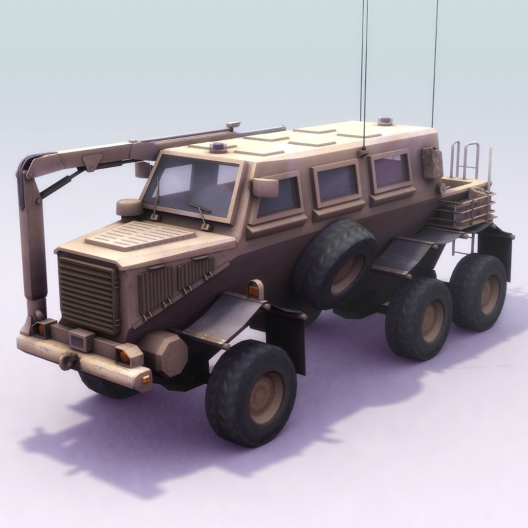 Buffalo Mrap 3d Model
