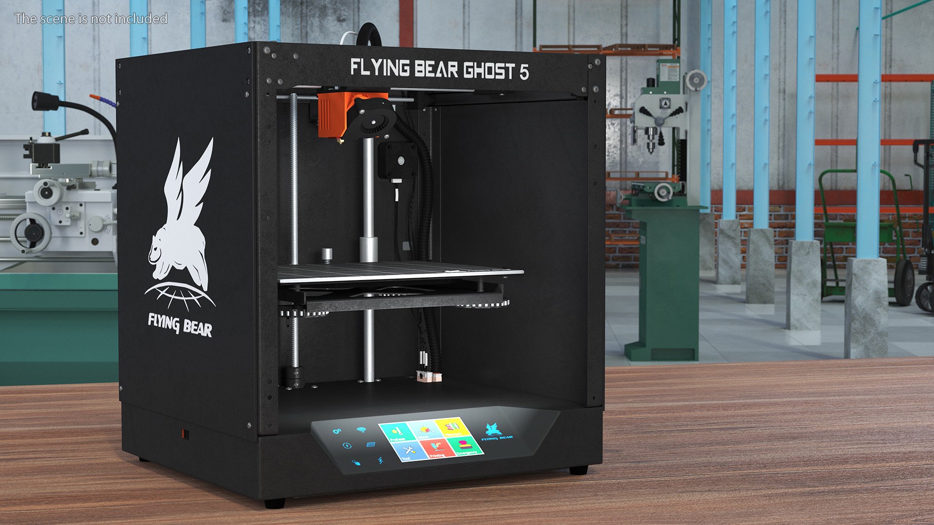 Flying Bear Ghost 5 3D Printer Rigged For Cinema 4D 3D - TurboSquid 2095371