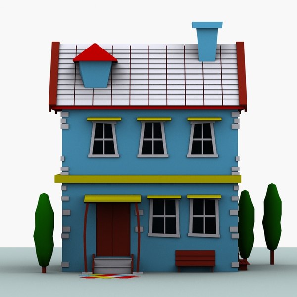 3d model car house