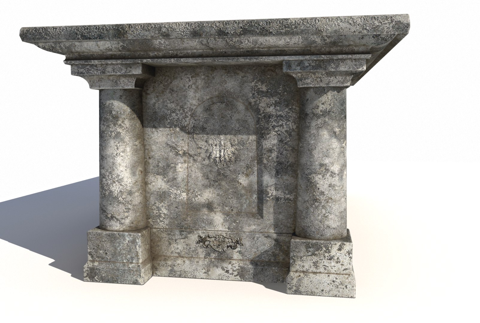 3D Old Stone Altar - TurboSquid 1501959