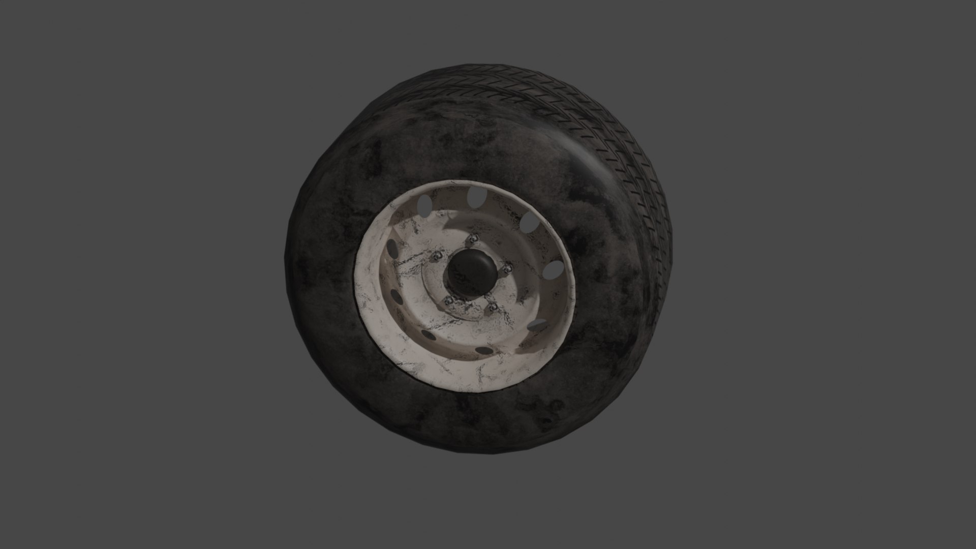3D Dirty Tire Model - TurboSquid 2118200