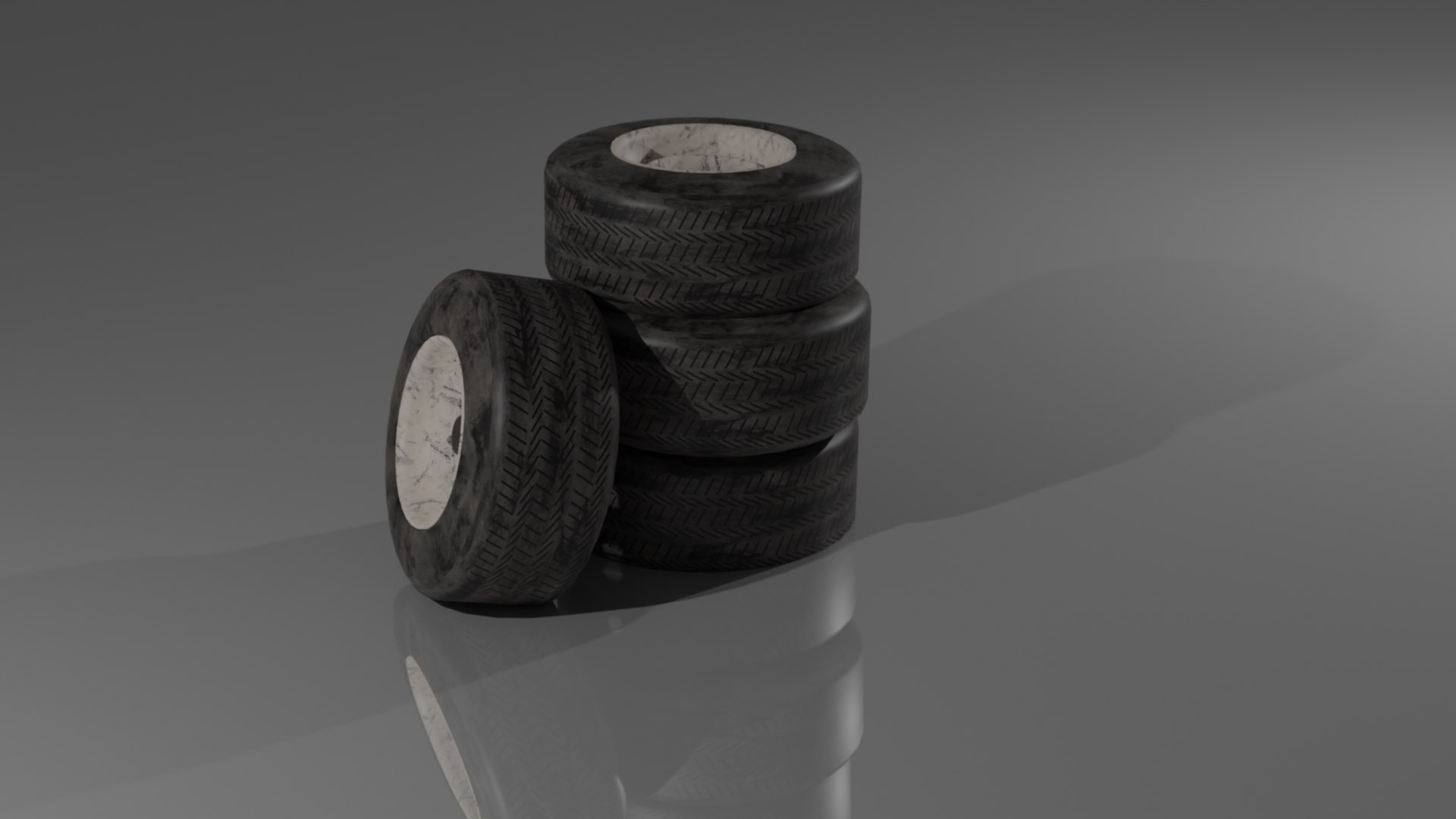 3D Dirty Tire Model - TurboSquid 2118200