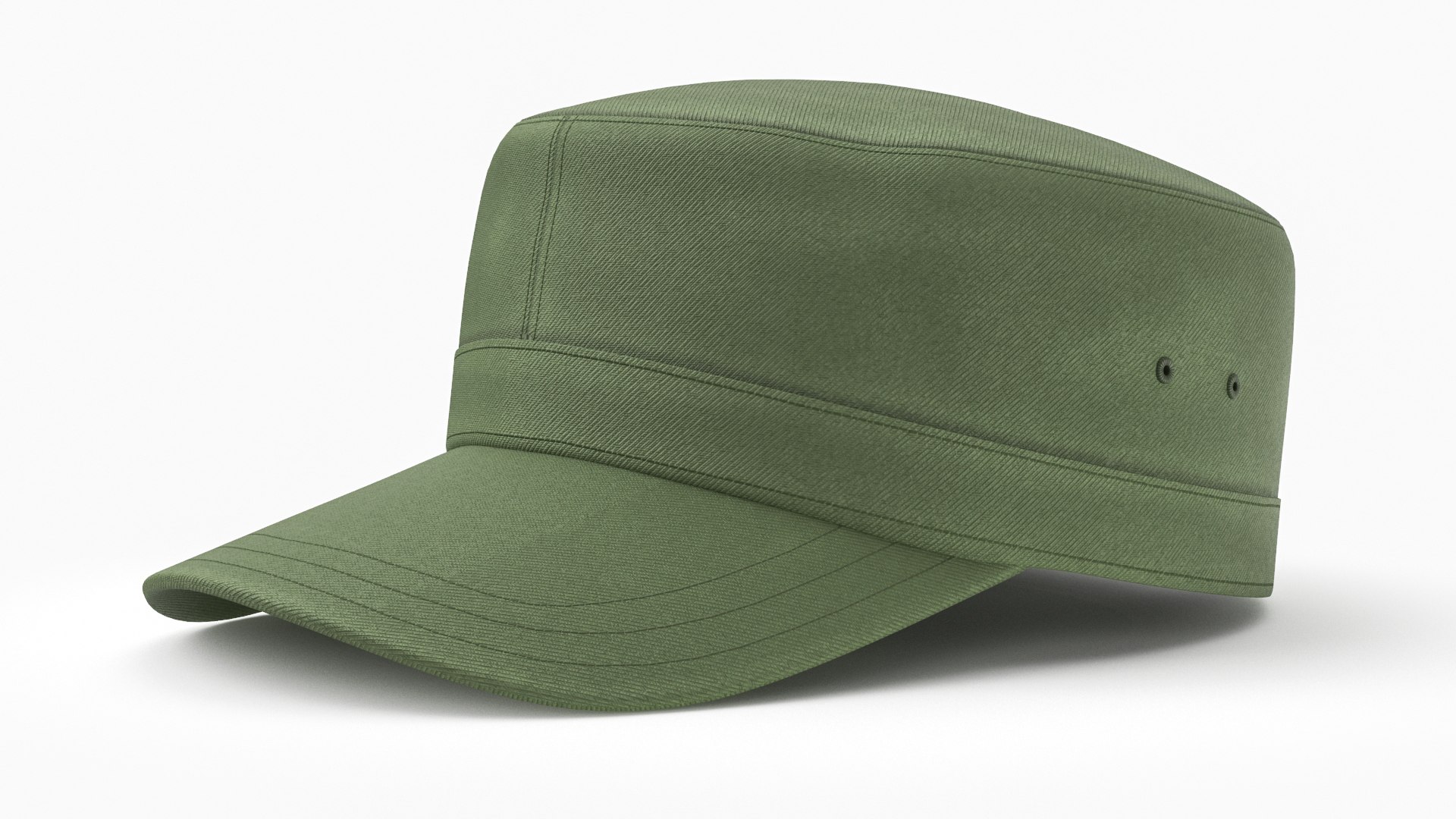 3D Model Green Military Cap - TurboSquid 2342198