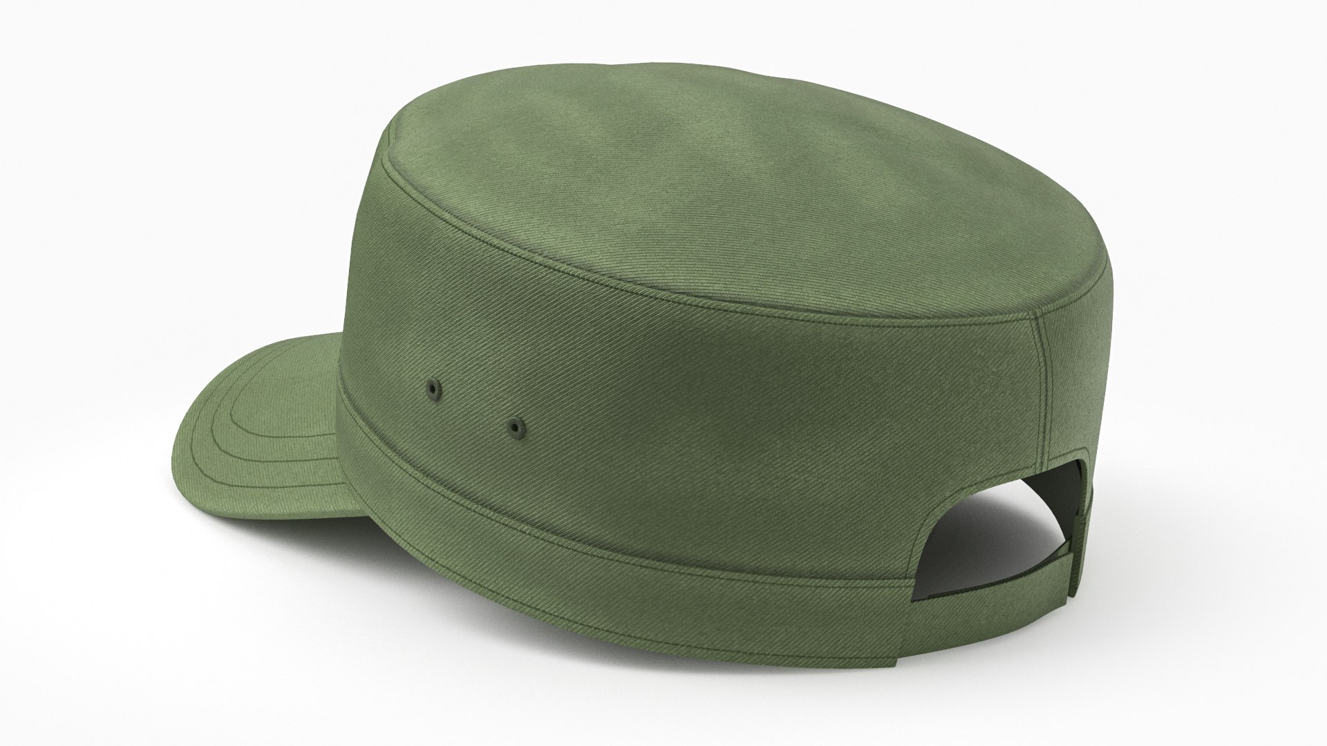 3D Model Green Military Cap - TurboSquid 2342198