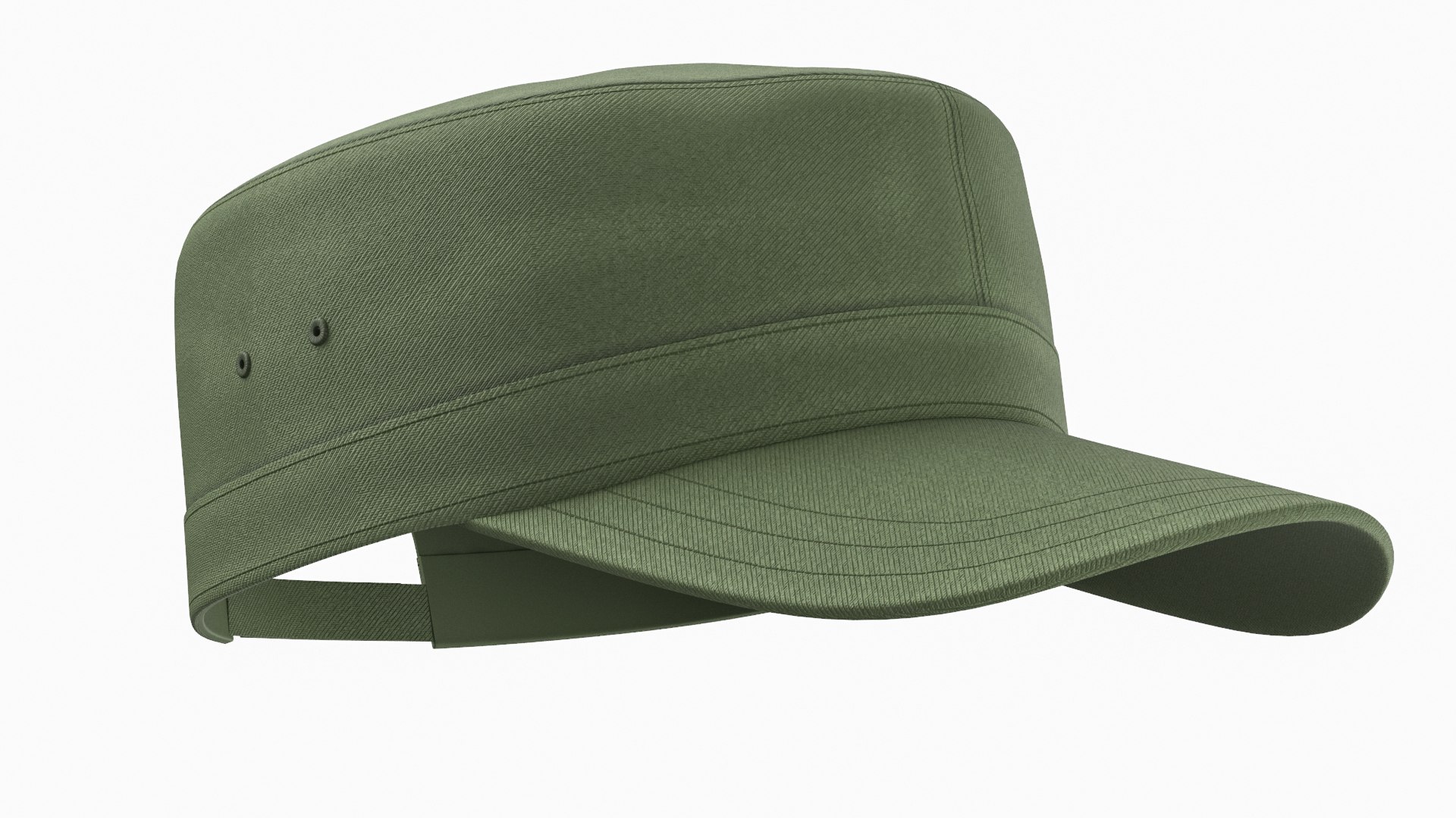 3D Model Green Military Cap - TurboSquid 2342198