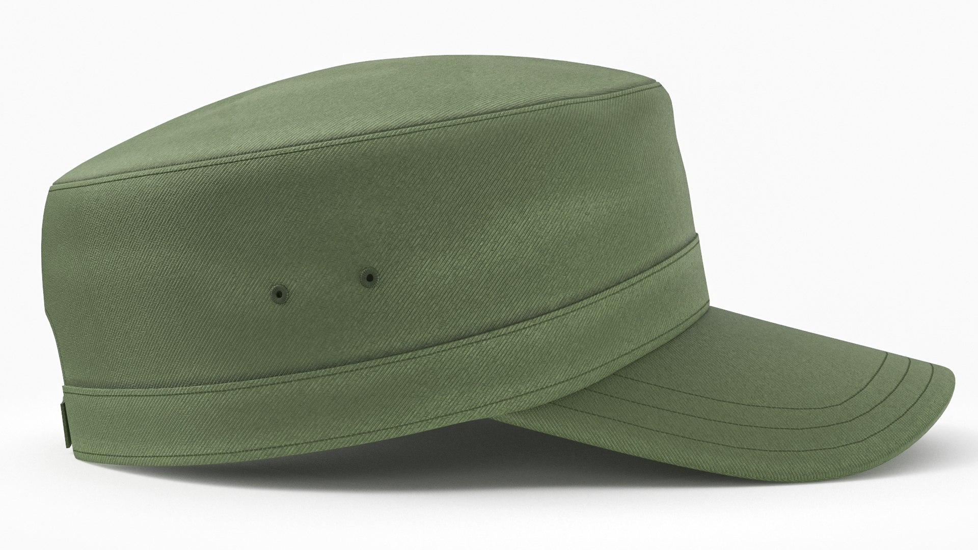 3D Model Green Military Cap - TurboSquid 2342198