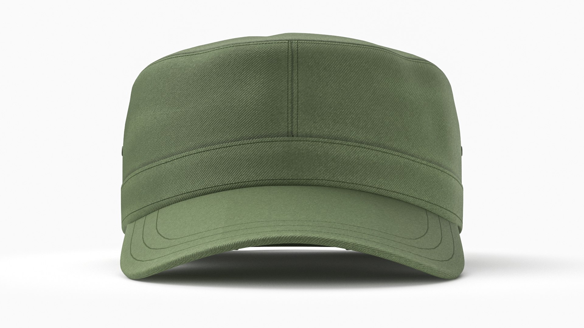 3D Model Green Military Cap - TurboSquid 2342198