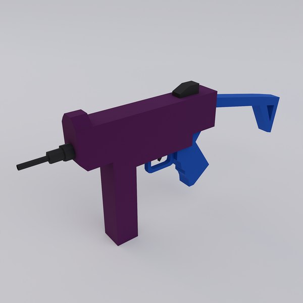 LUSA submachine gun 3D model - TurboSquid 1991925