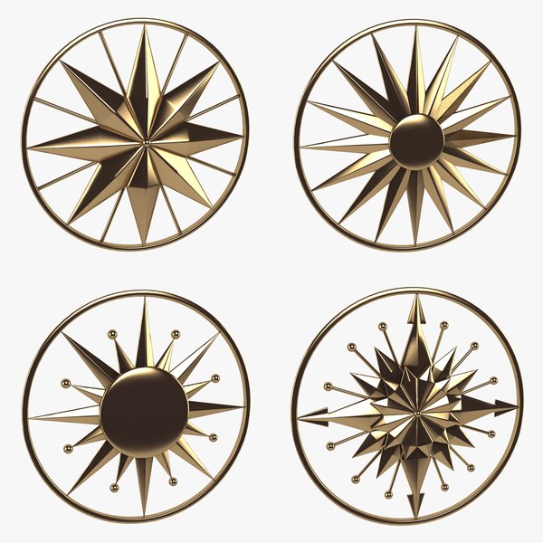Compass Rose 3D Models for Download | TurboSquid