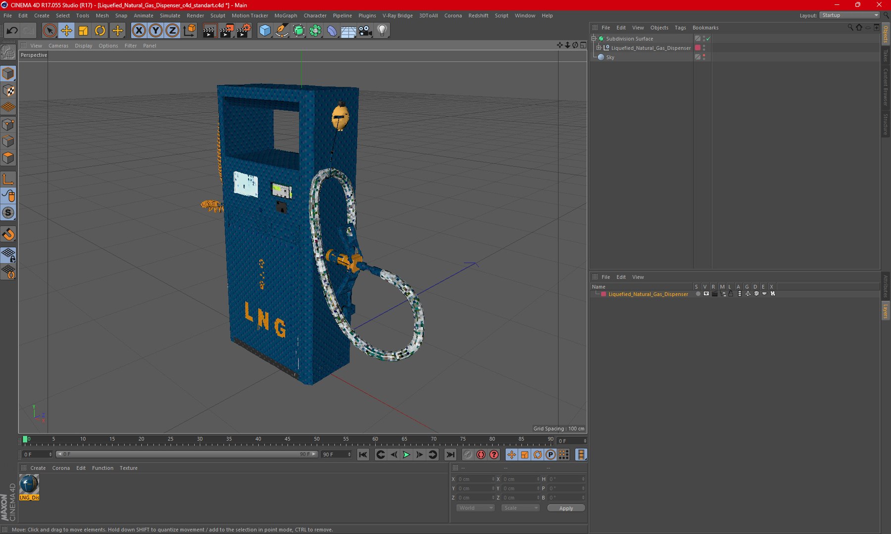 3D Liquefied Natural Gas Dispenser - TurboSquid 2237772