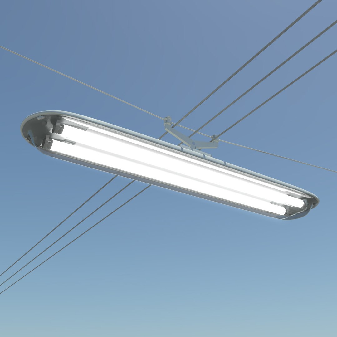 Rectangular Street Lamp 3d Dxf