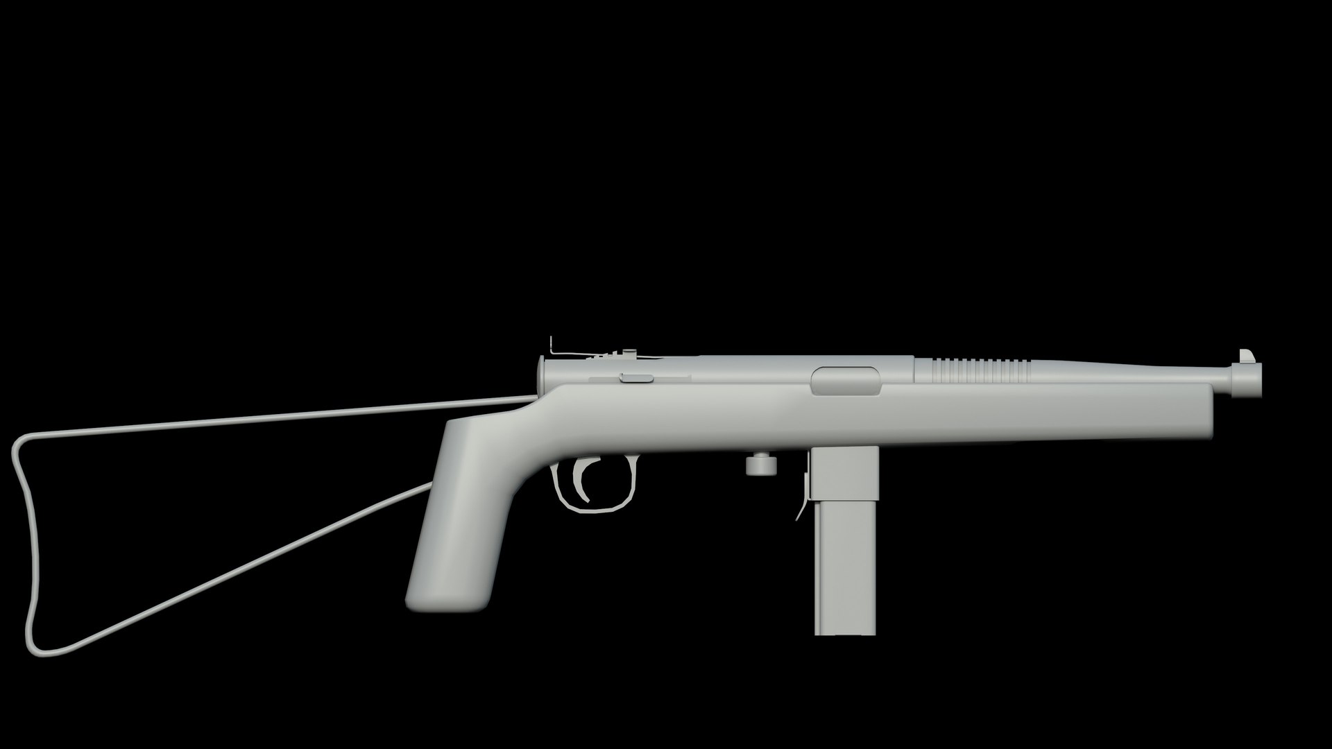 3D Model Reising M55 Smg - TurboSquid 1668576