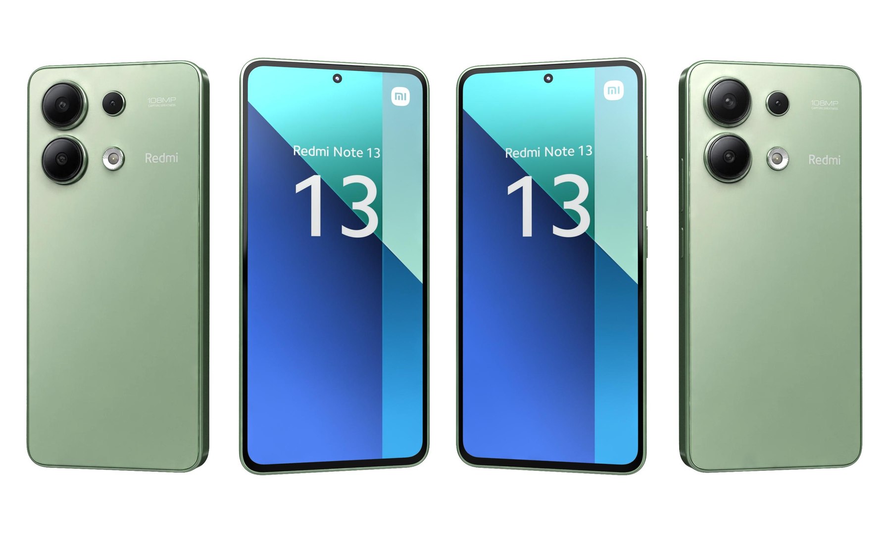 Xiaomi Redmi Note 13 4G Green 3D - TurboSquid 2180769