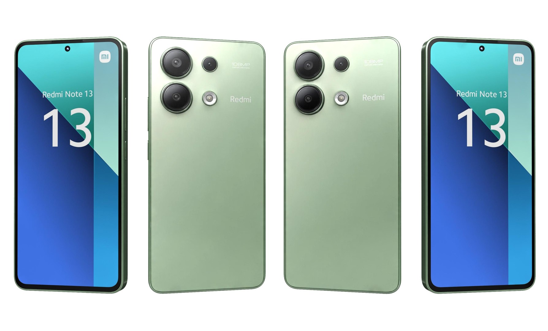 Xiaomi Redmi Note 13 4G Green 3D - TurboSquid 2180769