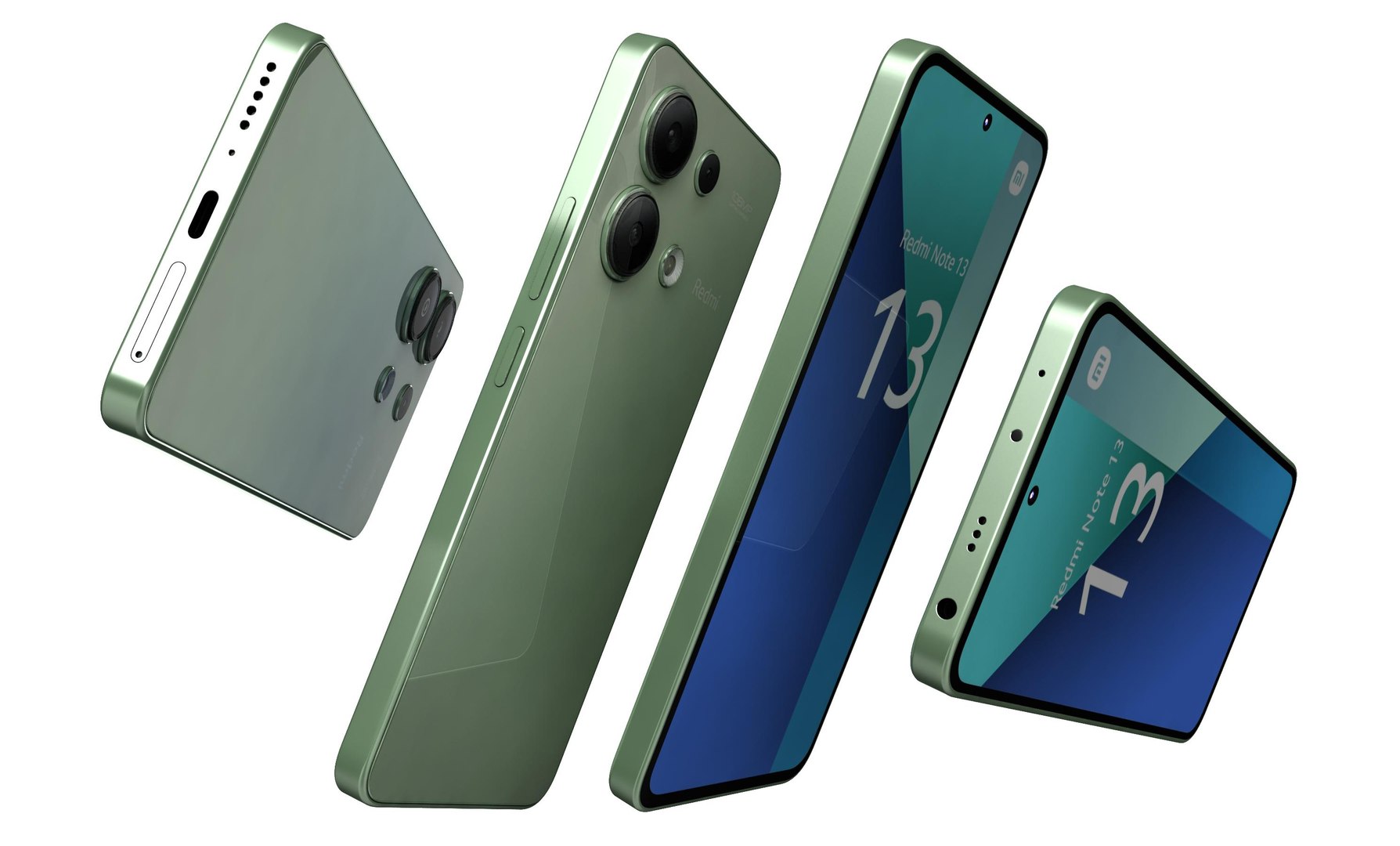 Xiaomi Redmi Note 13 4G Green 3D - TurboSquid 2180769