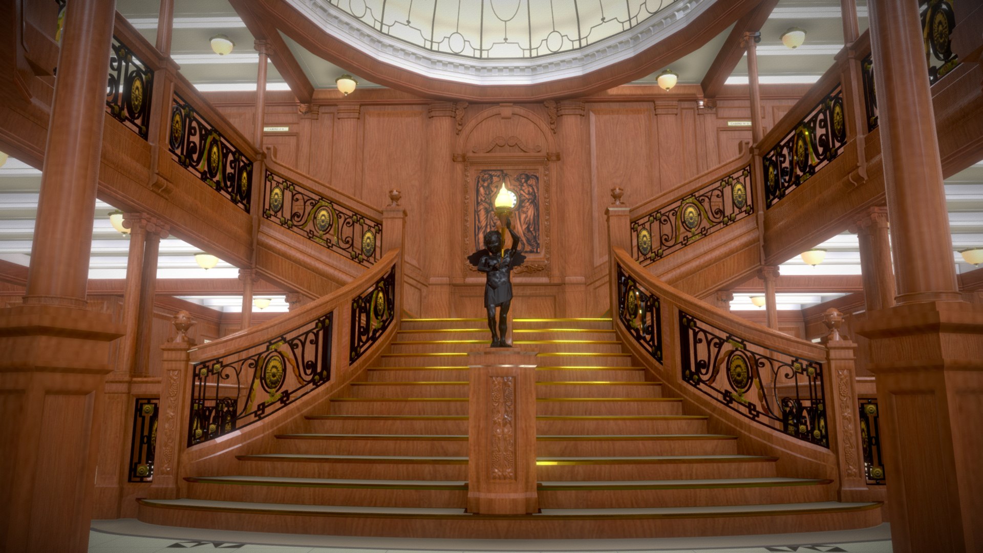 Titanic Grand Staircase 3D Model 3D Model - TurboSquid 2223210
