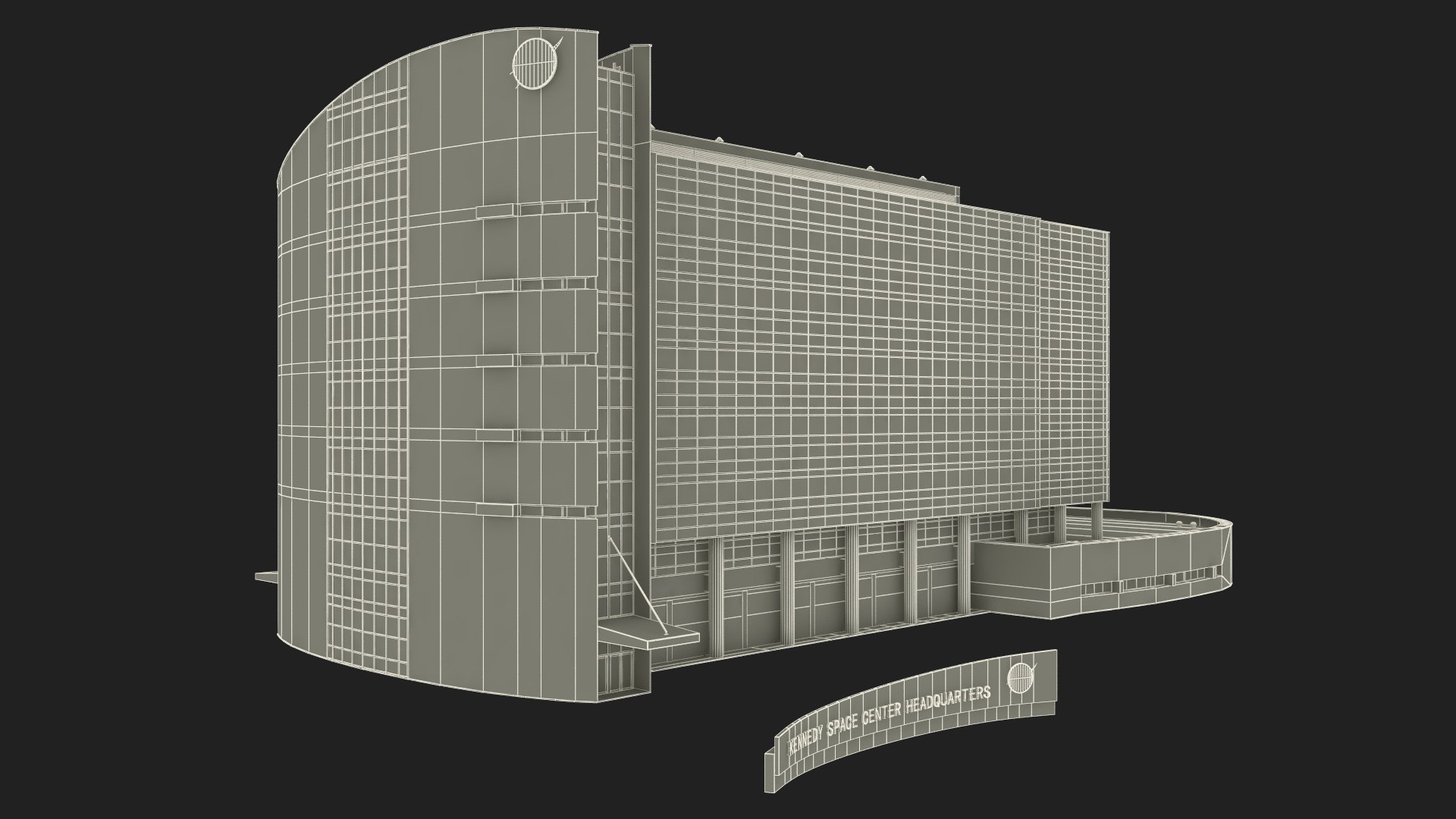 3D Kennedy Space Center NASA Headquarters - TurboSquid 2212743
