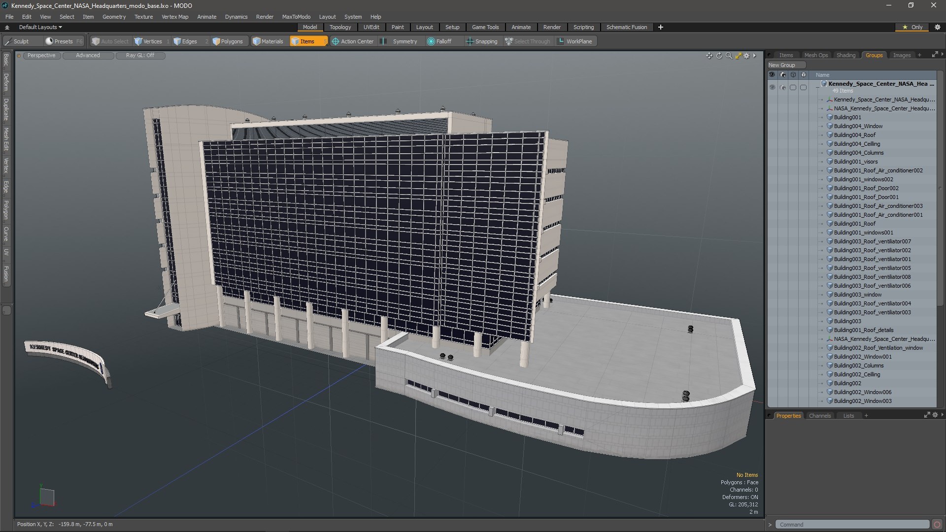 3D Kennedy Space Center NASA Headquarters - TurboSquid 2212743