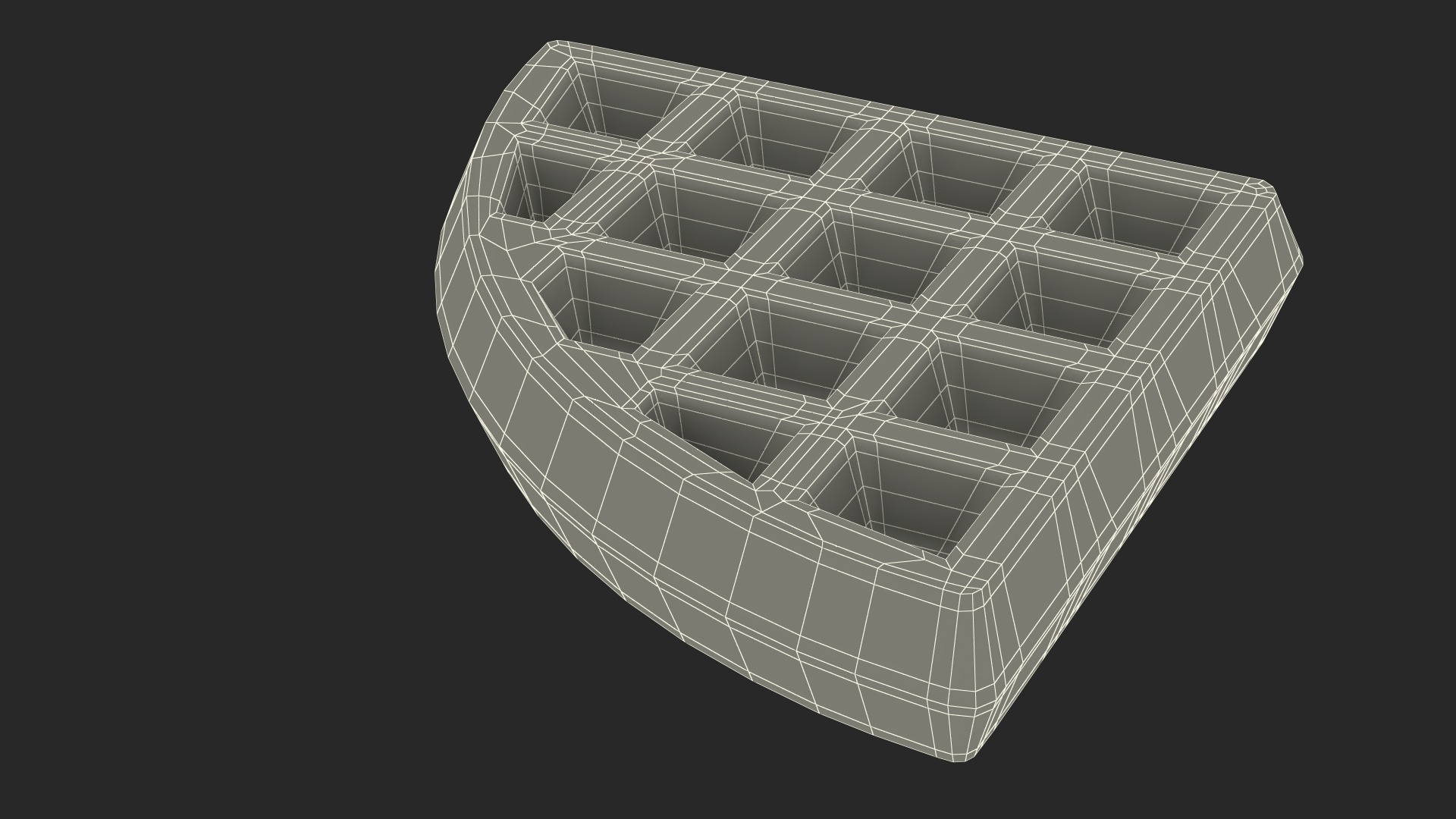 Piece of Waffle 3D model - TurboSquid 2019587