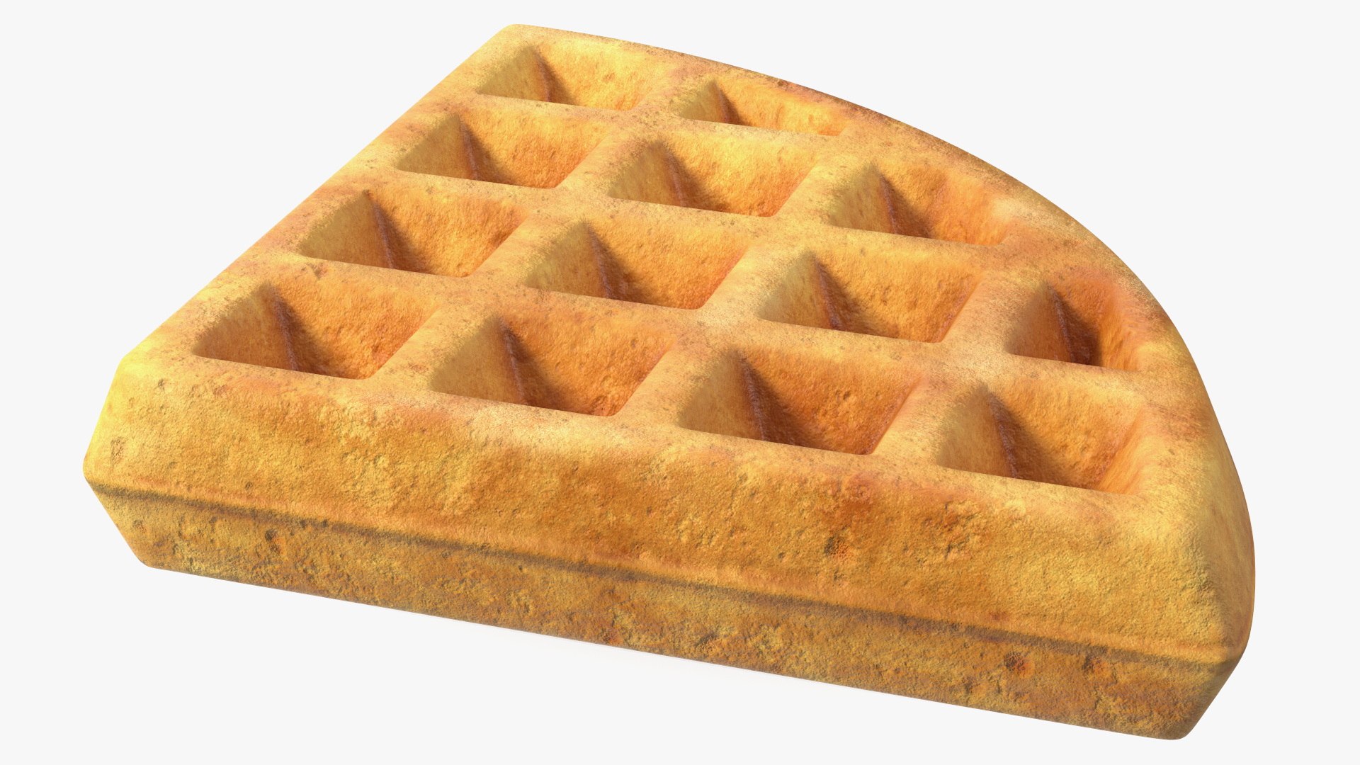 Piece of Waffle 3D model - TurboSquid 2019587