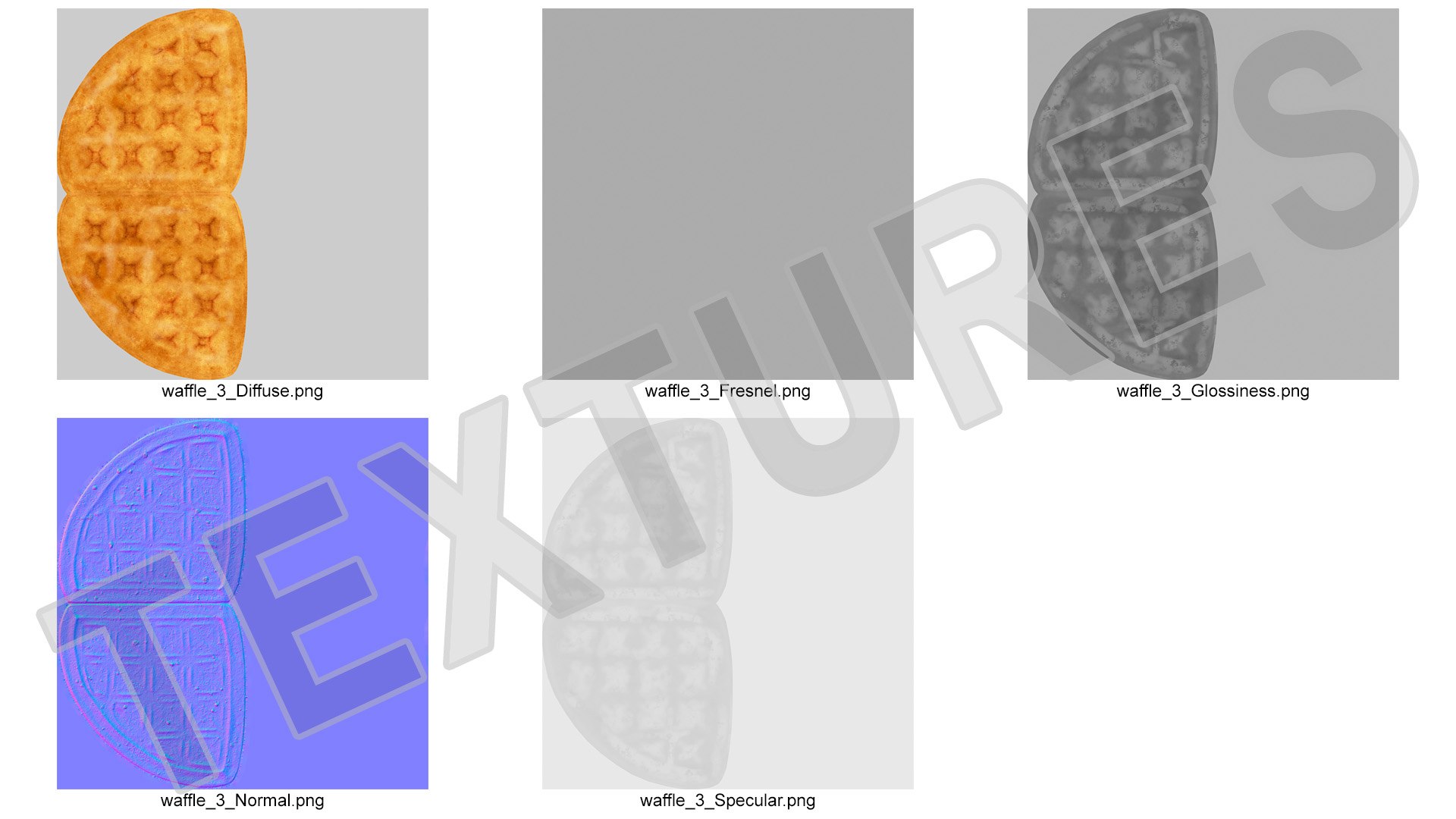 Piece of Waffle 3D model - TurboSquid 2019587