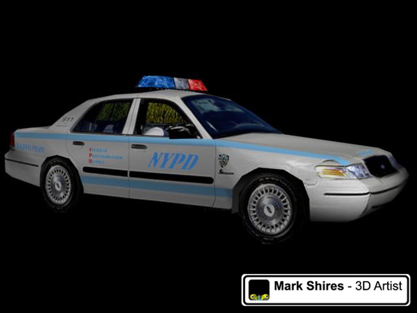 3ds Nypd Police Car
