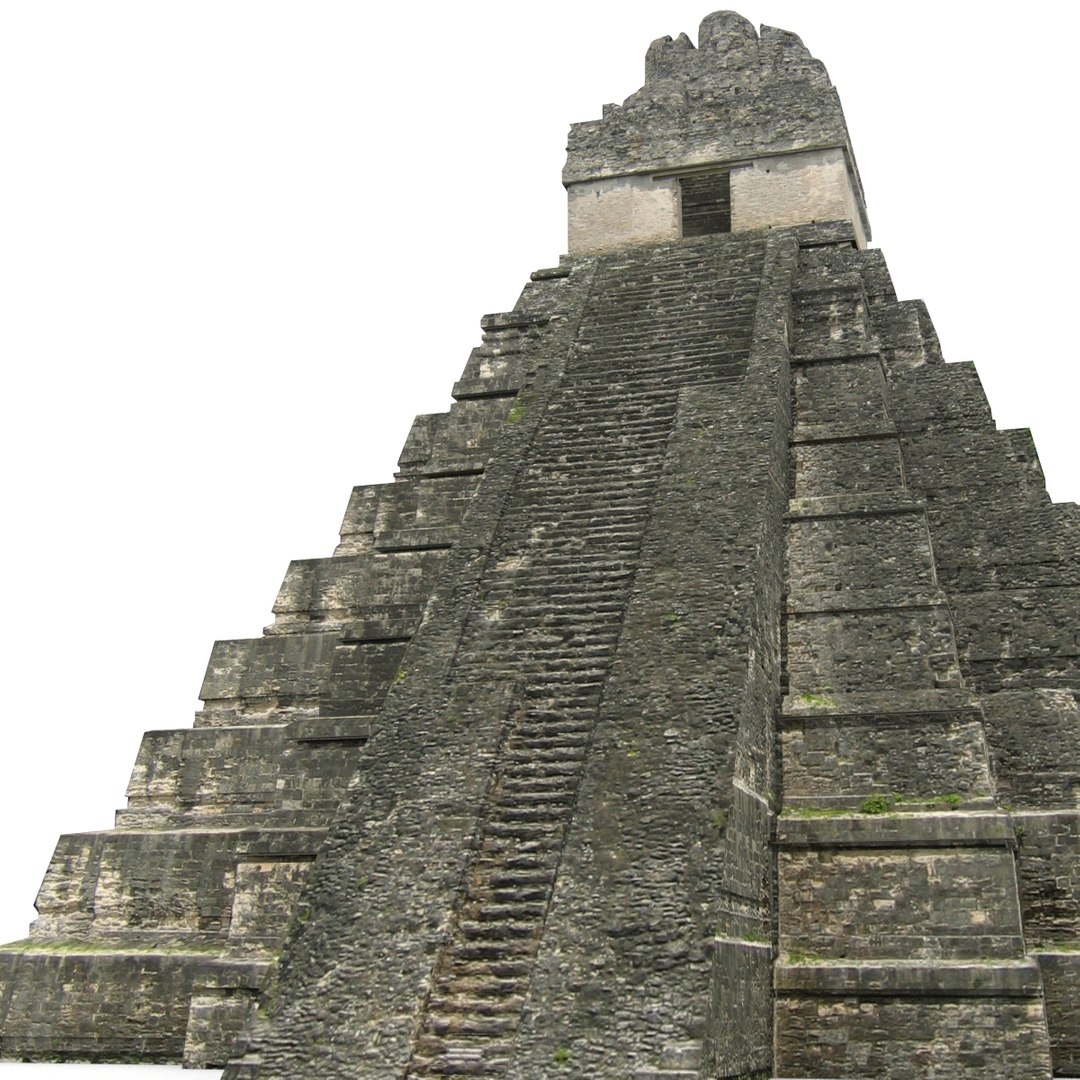 3d Model Tikal Temple 1