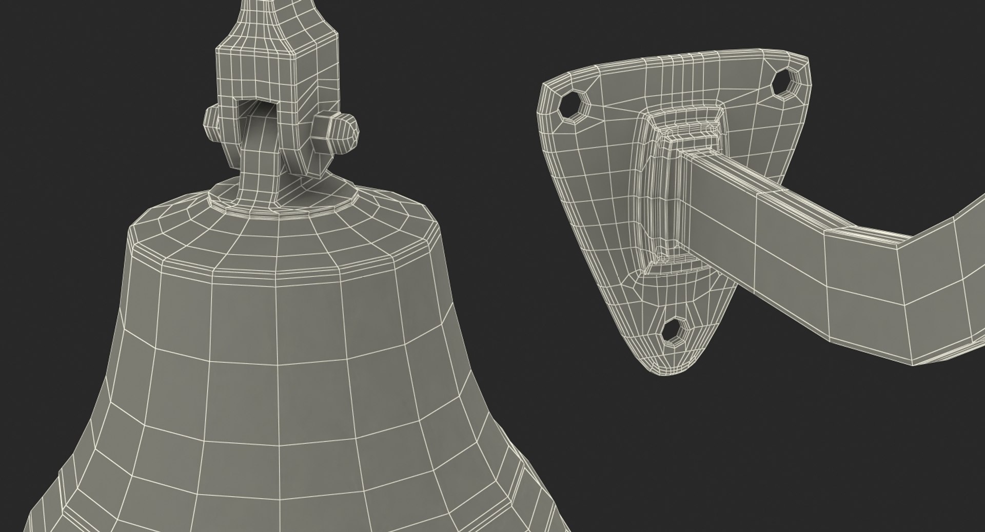 3D Bronze Ship Bell Model - TurboSquid 1275374