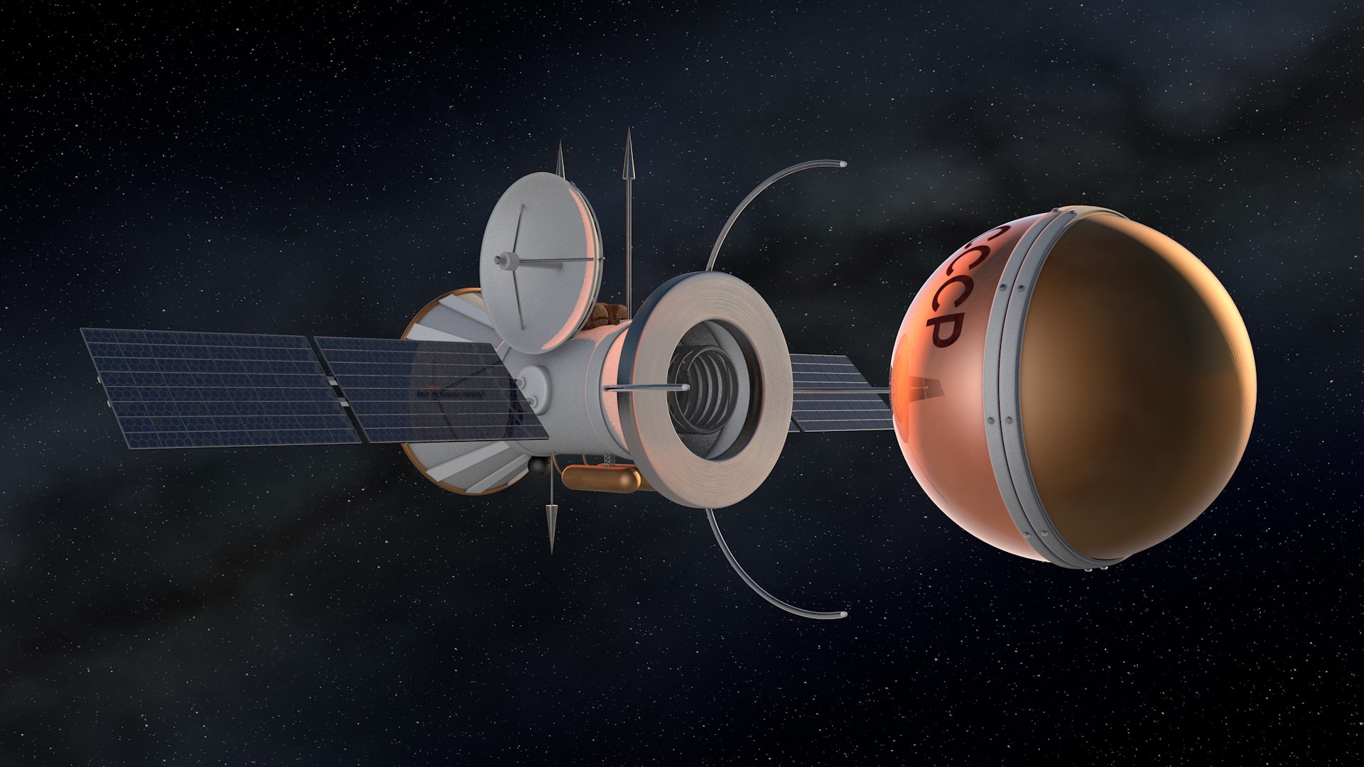 Spacecraft Venera 3D - TurboSquid 1655317