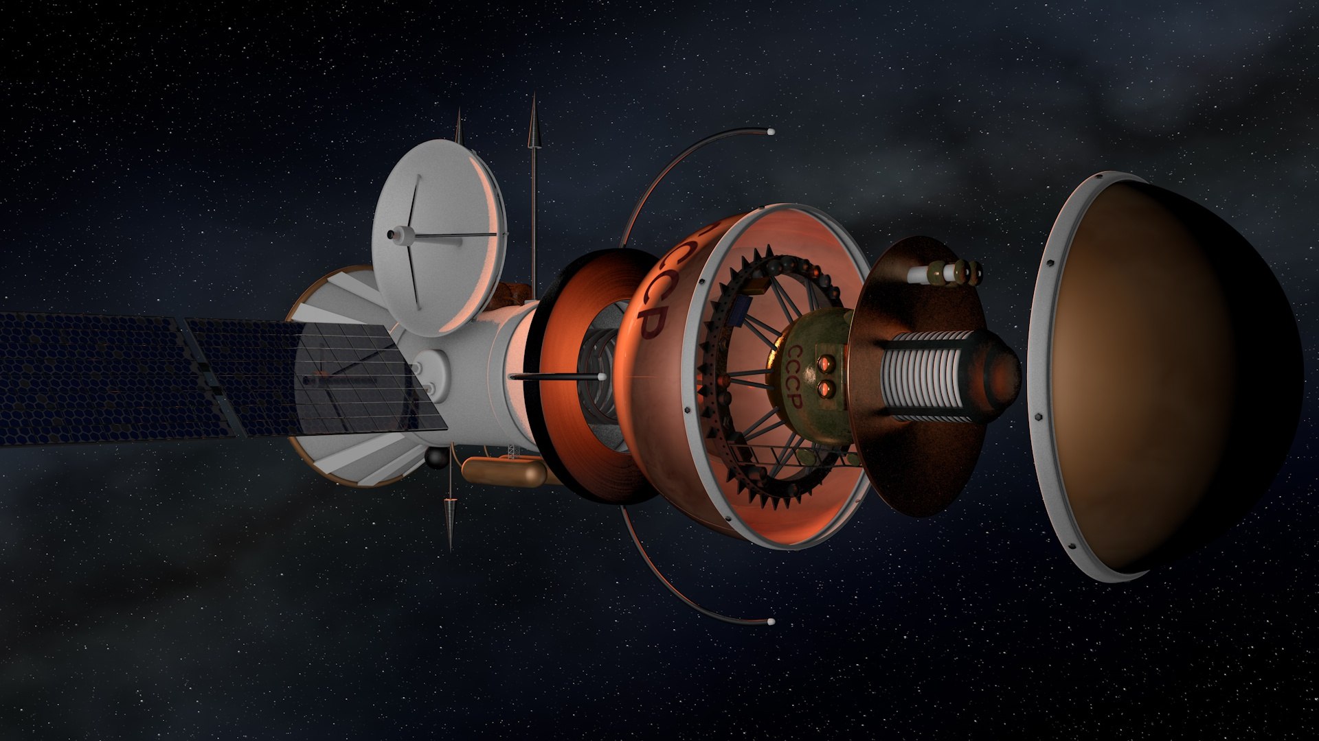 Spacecraft Venera 3D - TurboSquid 1655317