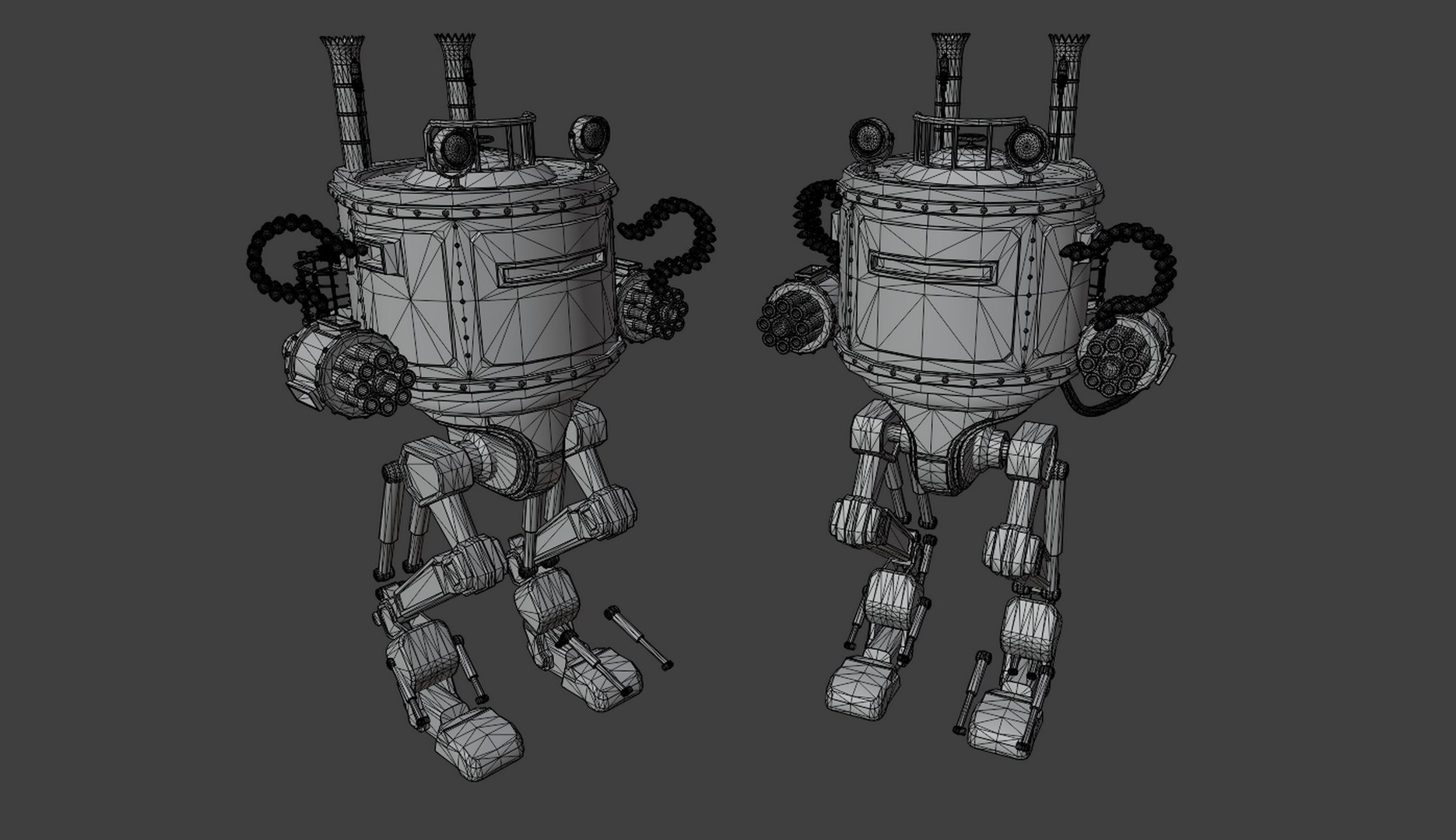 3D Ares Class Gunwalker Bipedal Siege Engine - TurboSquid 2513024