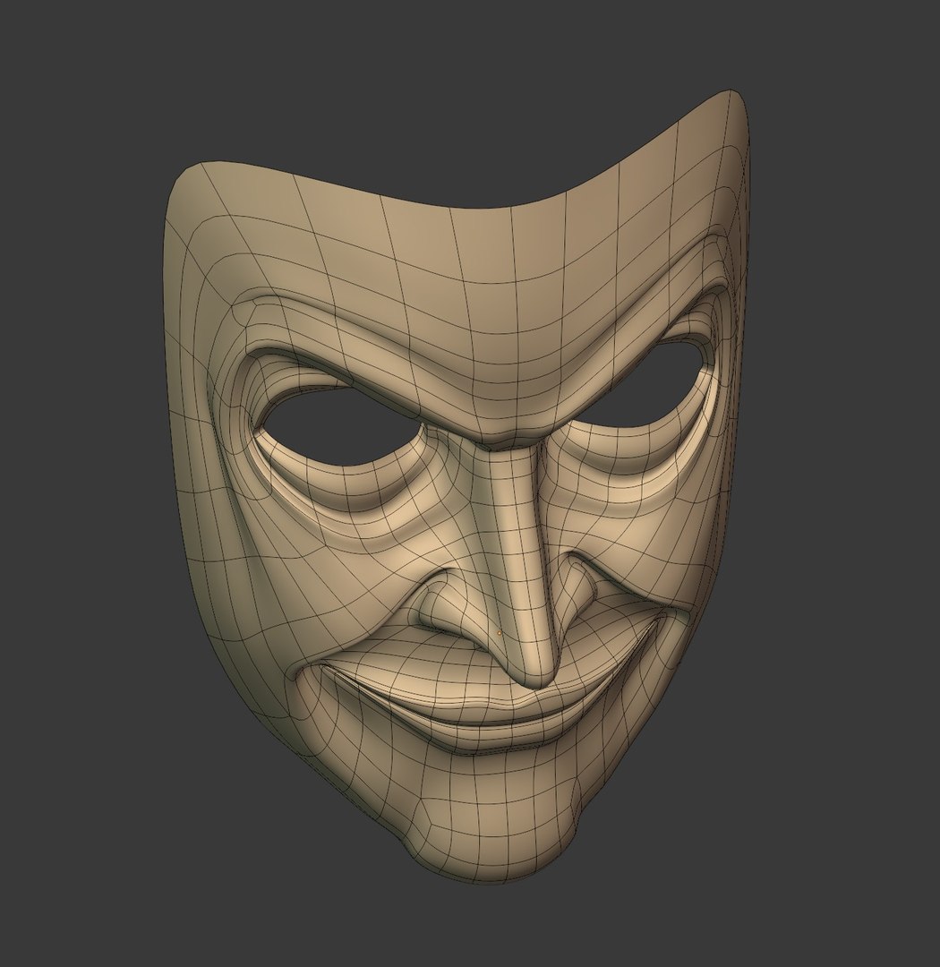 3D Man Mask Original Design Model - TurboSquid 1640087