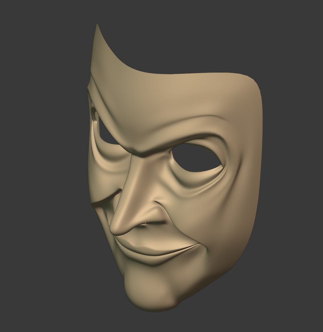 3D Man Mask Original Design Model - TurboSquid 1640087