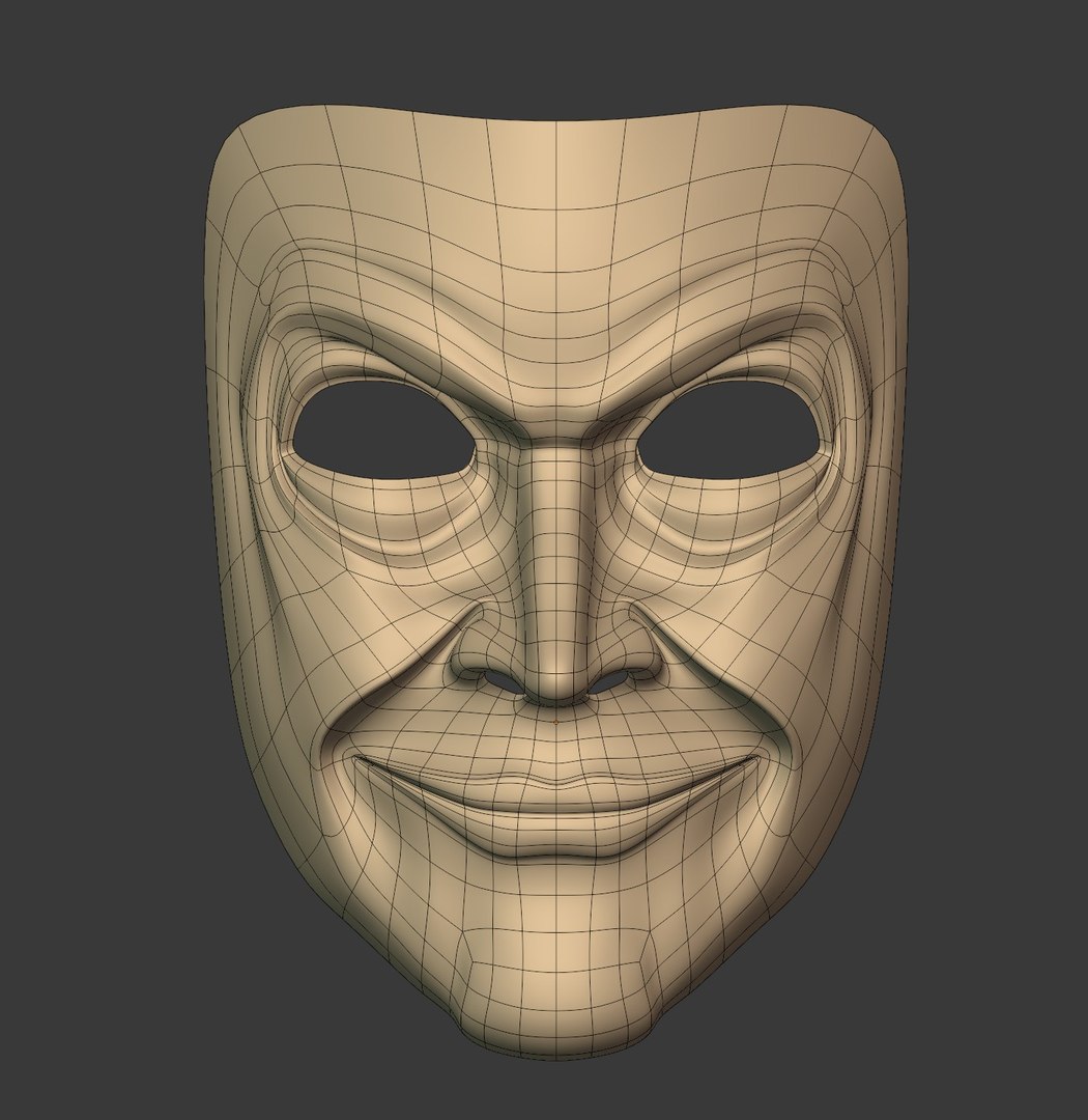 3D Man Mask Original Design Model - TurboSquid 1640087
