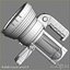 3ds Max Spotlight Modeled