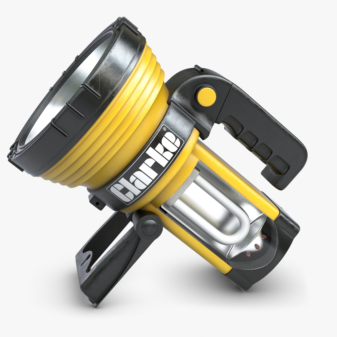 3ds Max Spotlight Modeled