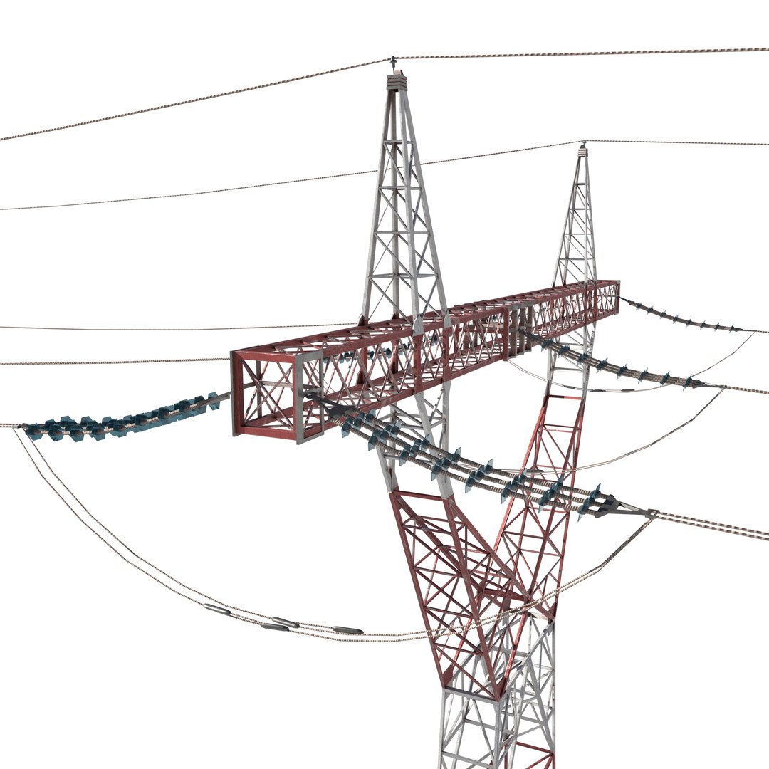 3D Electricity Poles Model - TurboSquid 1473399