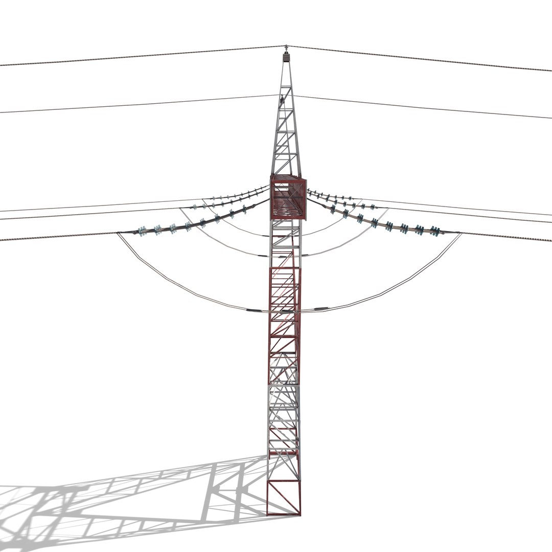 3D Electricity Poles Model - TurboSquid 1473399