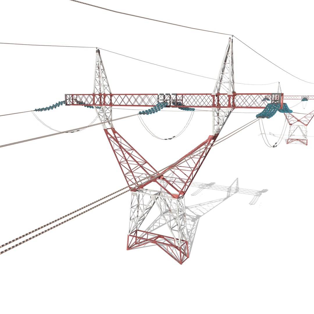 3D Electricity Poles Model - TurboSquid 1473399