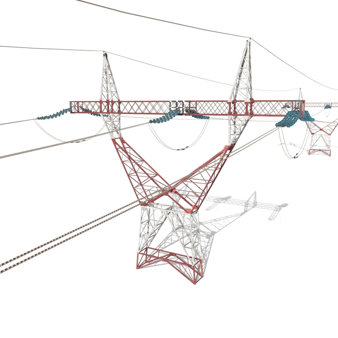 3D Electricity Poles Model - TurboSquid 1473399