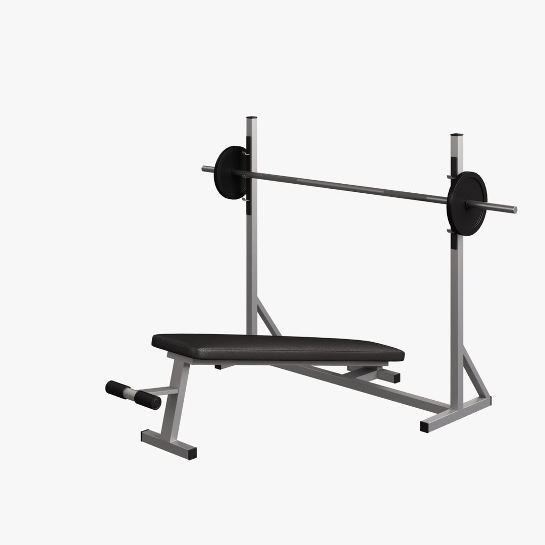 Fitness Supine Bench 005 Obj