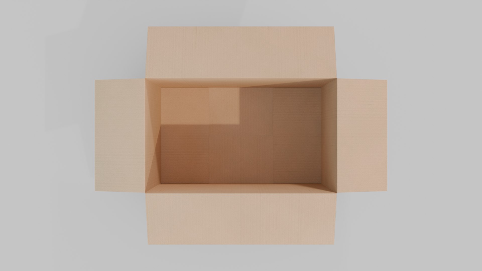 Cardboard Rectangular Deep Storage Box - Rigged And Fully Customizable ...