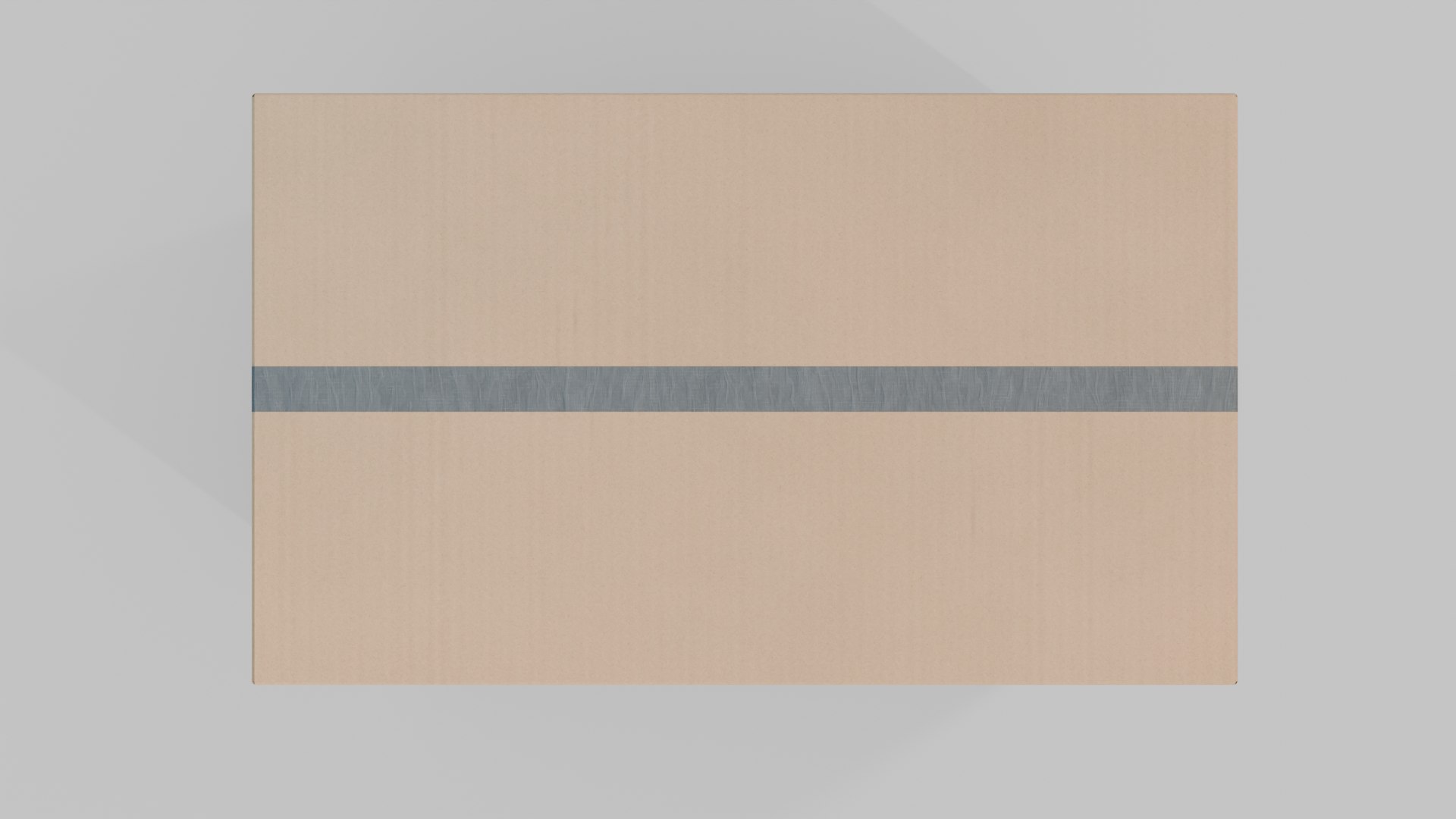 Cardboard Rectangular Deep Storage Box - Rigged And Fully Customizable ...